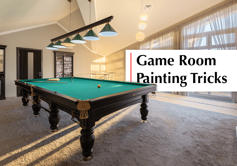 Game Room Painting Tricks in Scripps Ranch, CA - Peek Brothers Painting